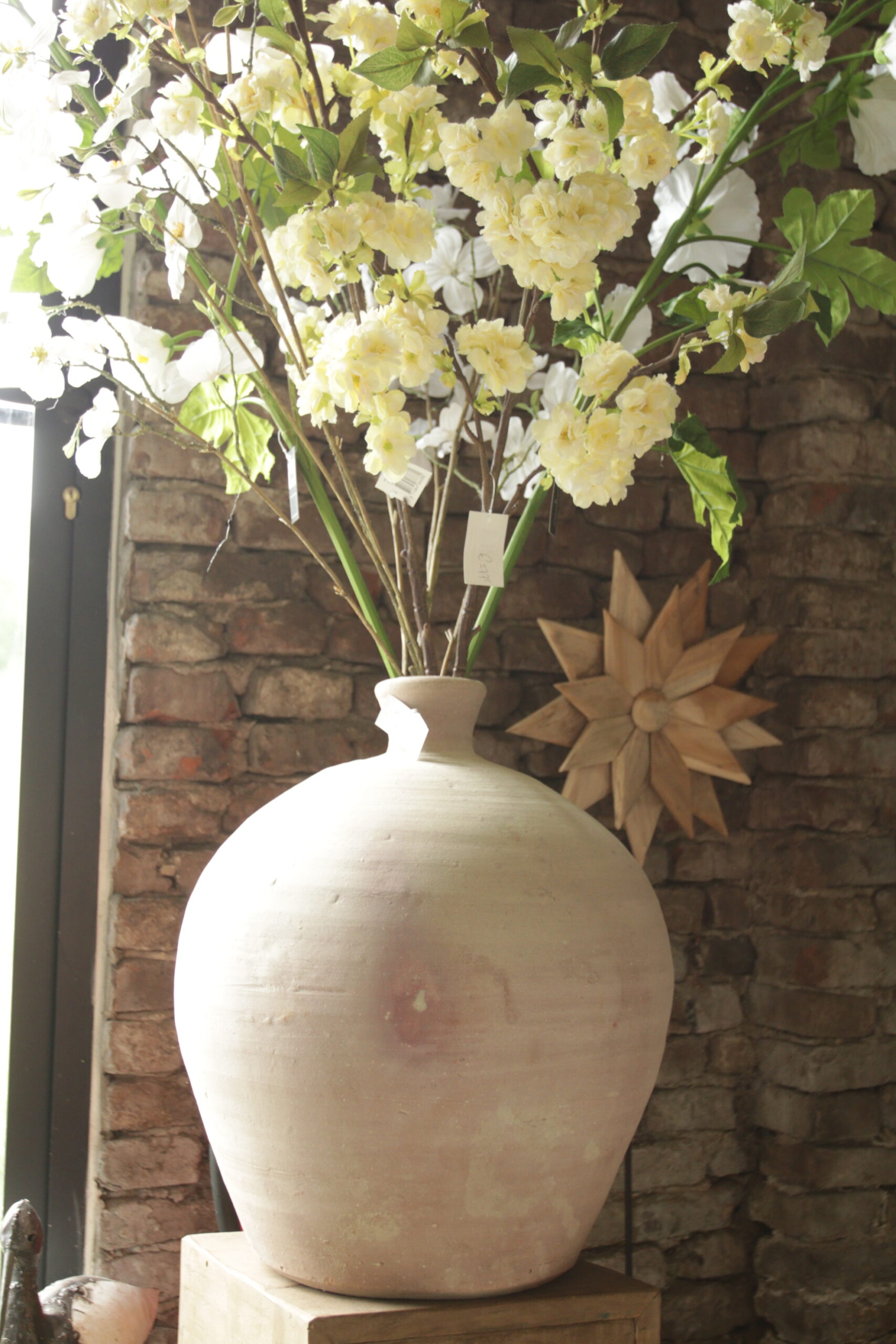 Grote vaas van aardewerk 50x45 cm - Interieurspullen, Woonaccessoires ...
